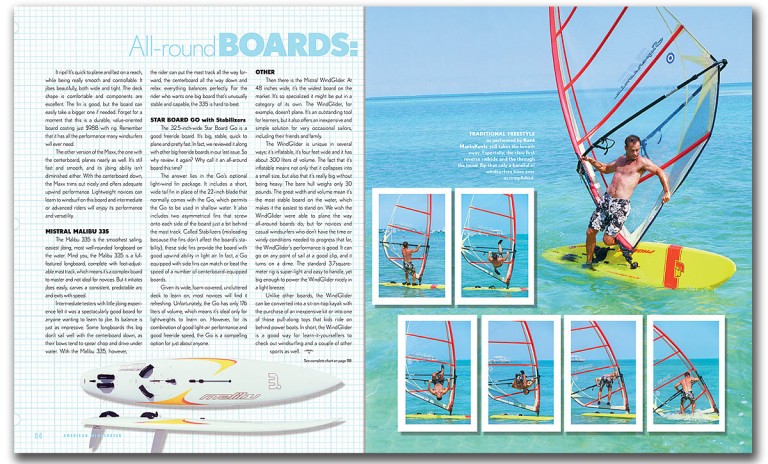 1999 Equipment Test: All-around Boards – American Windsurfer